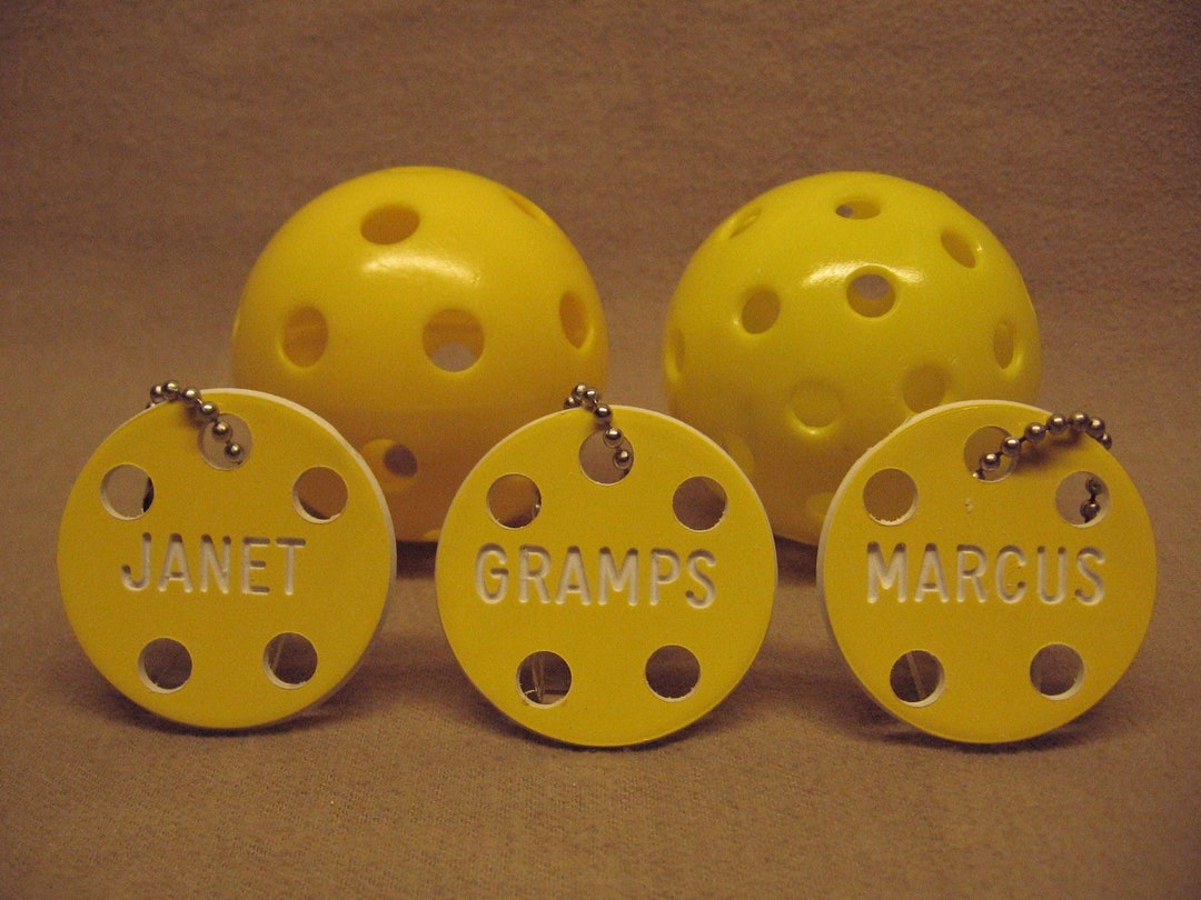 Pickleball Gifts Pickleball Bag Tags - Etsy