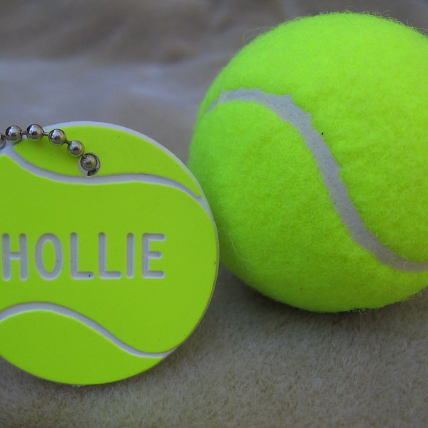 Tennis Bag Tag - Etsy
