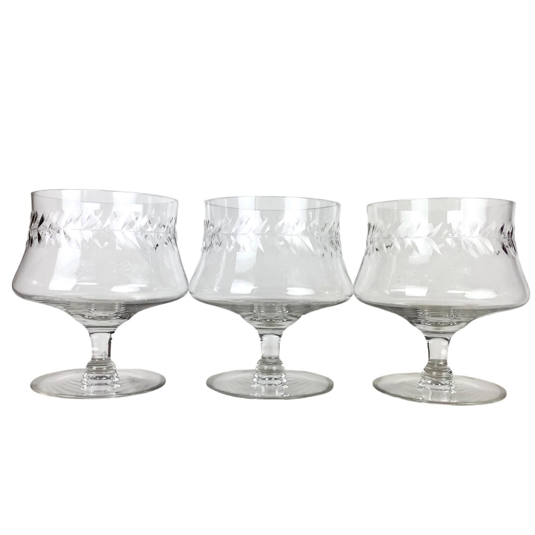 Cambridge Laurel Wreath Shrimp Cocktail With Out Inserts Set of 3 ...