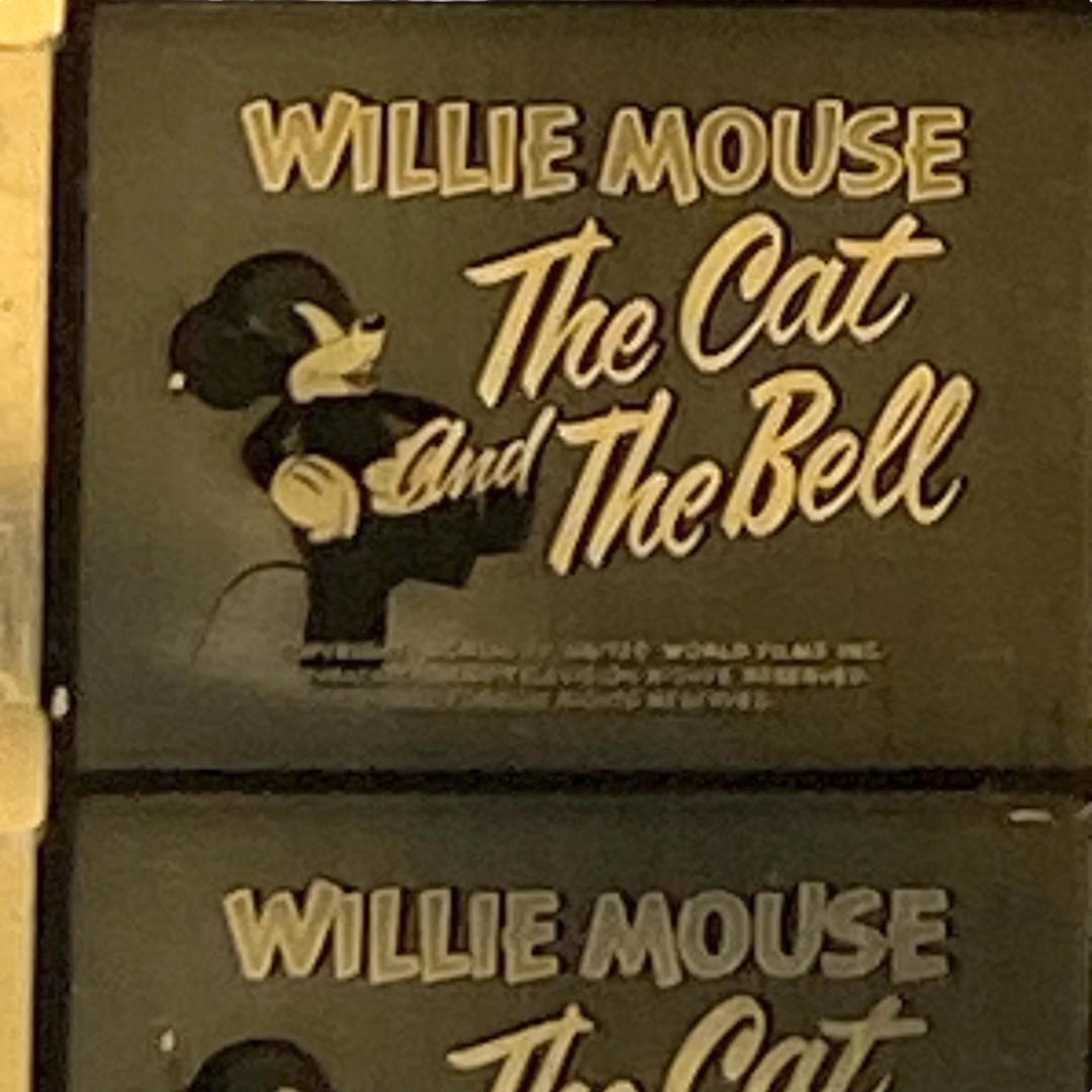 Vintage Willie Mouse Walter Lantz the Cat and Bell Castle Films Un ...