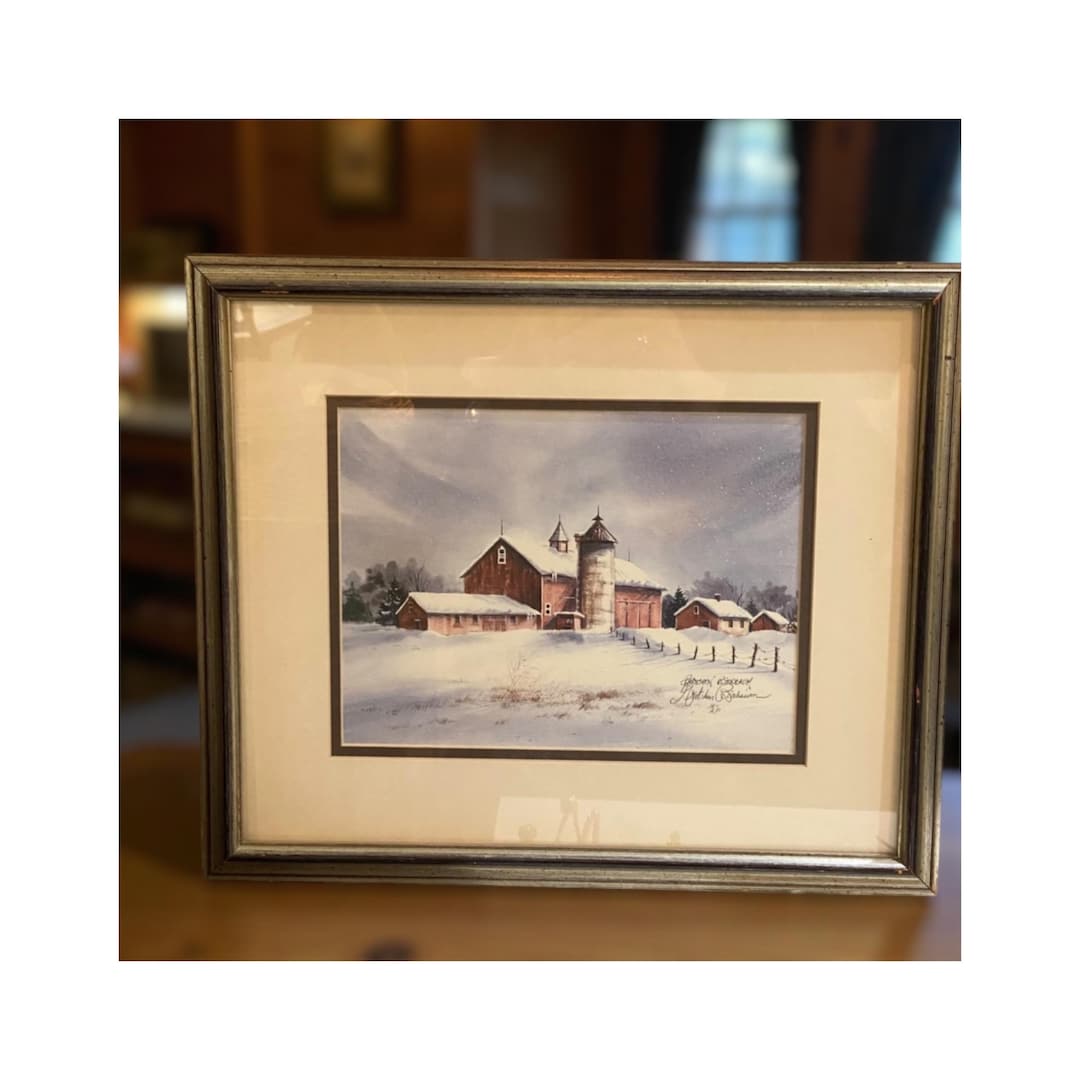 Vintage Gretchen Bierbaum Artist Proof AP Pencil Signed Framed Print ...