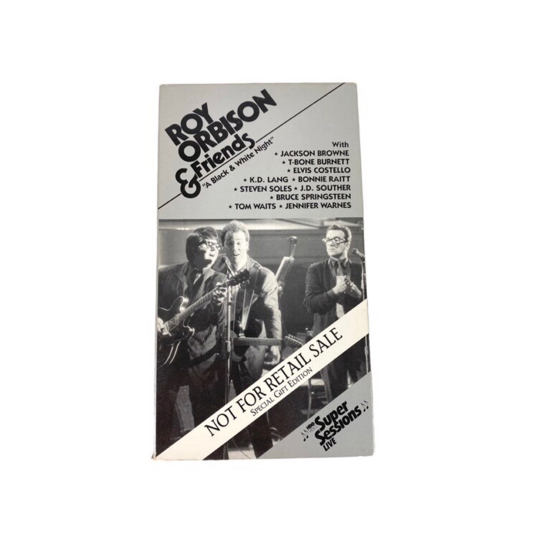 Roy Orbison Friends VHS A Black & White Night Special Gift Edition 1988 ...