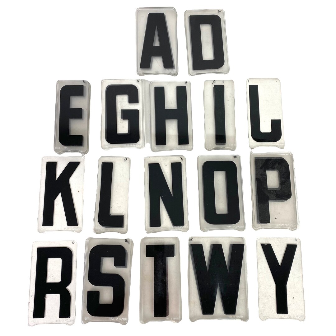 Vintage Gemini Marquee Sign Letters 4 Lot of 64 Multiples Incomplete - Etsy