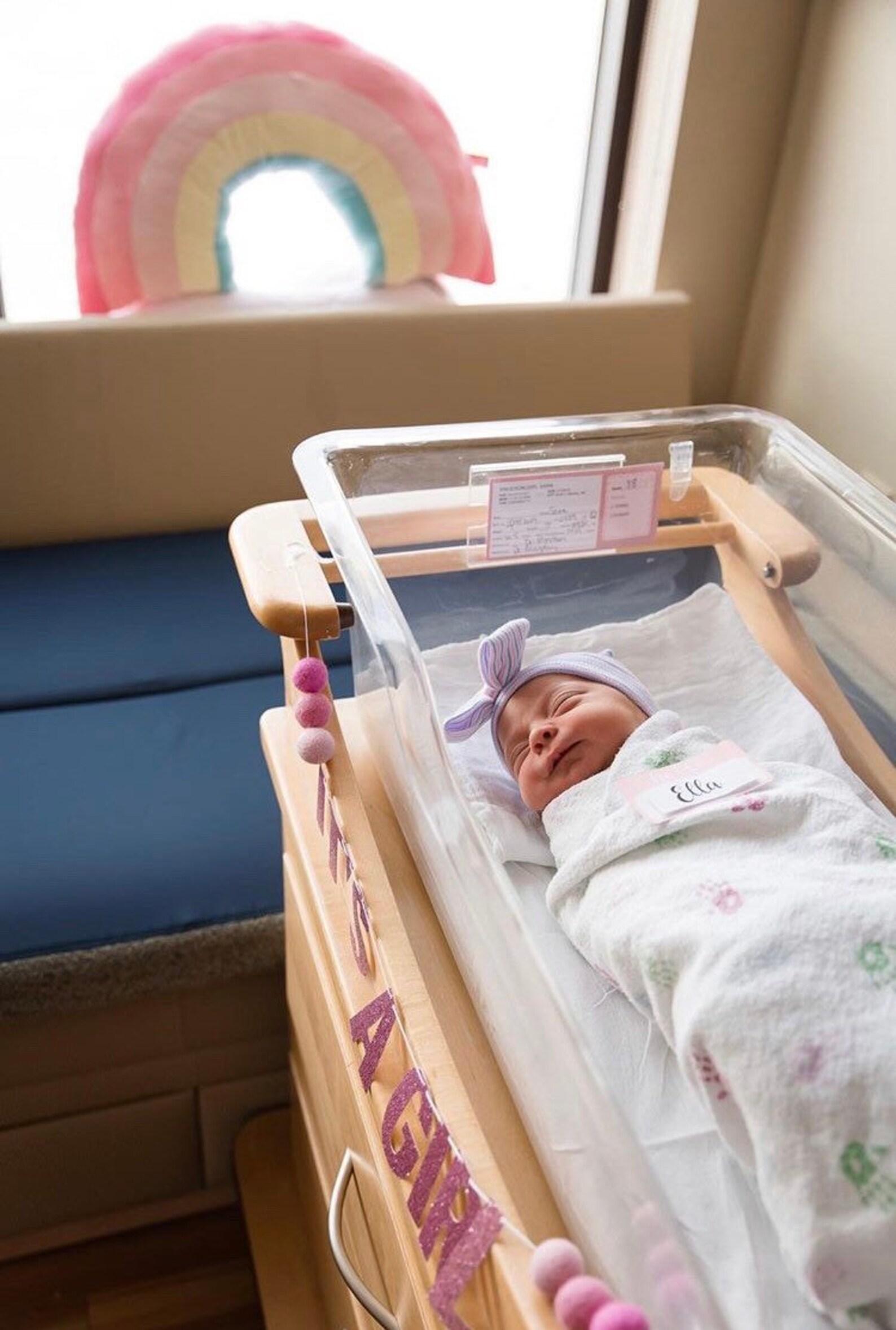 Hello My Name is Sticker Baby Announcement Stickerchoose - Etsy