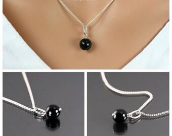 Black stone jewelry | Etsy