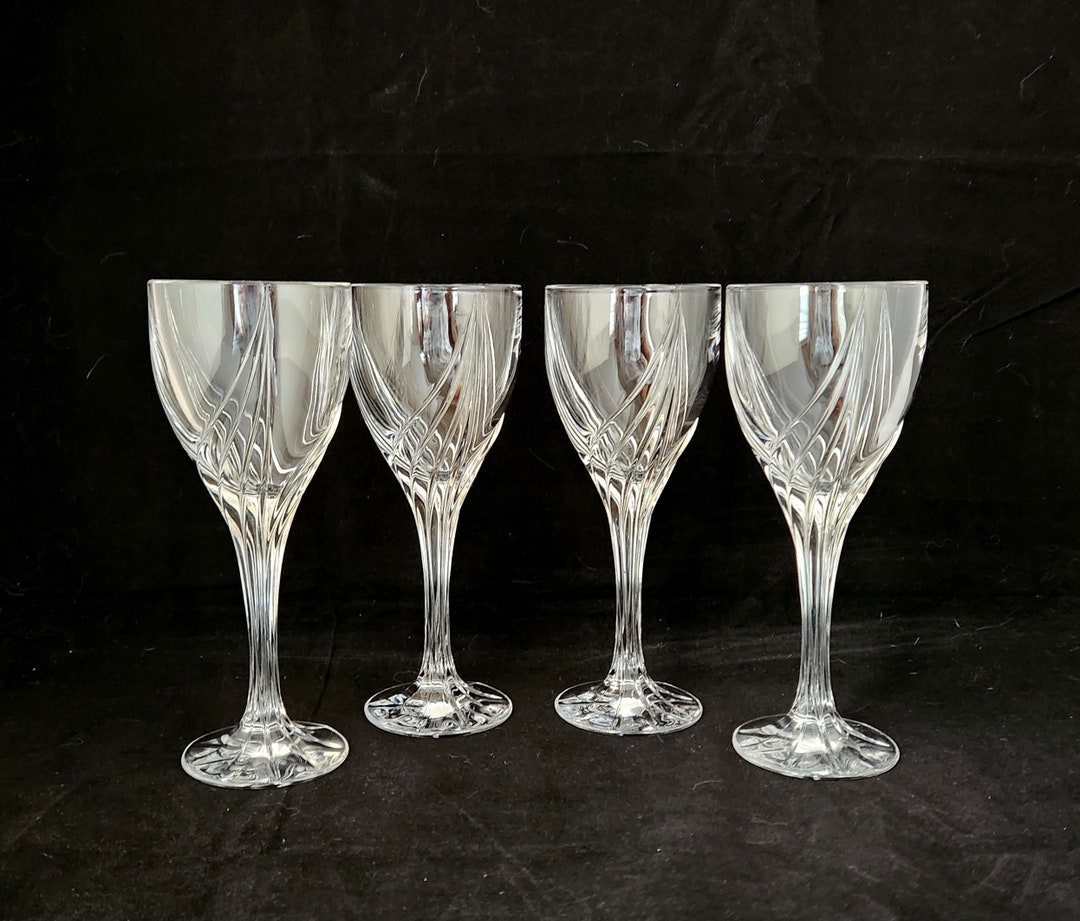 Lenox Crystal Debut Wine Glasses Goblets Set of 4 - Etsy