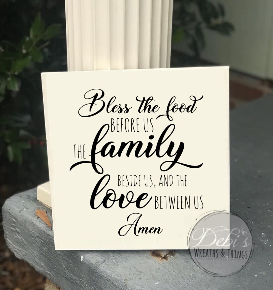 Bless the Food Svg, Christian Svg, Prayer Svg, Cricut Svg, Svg File ...