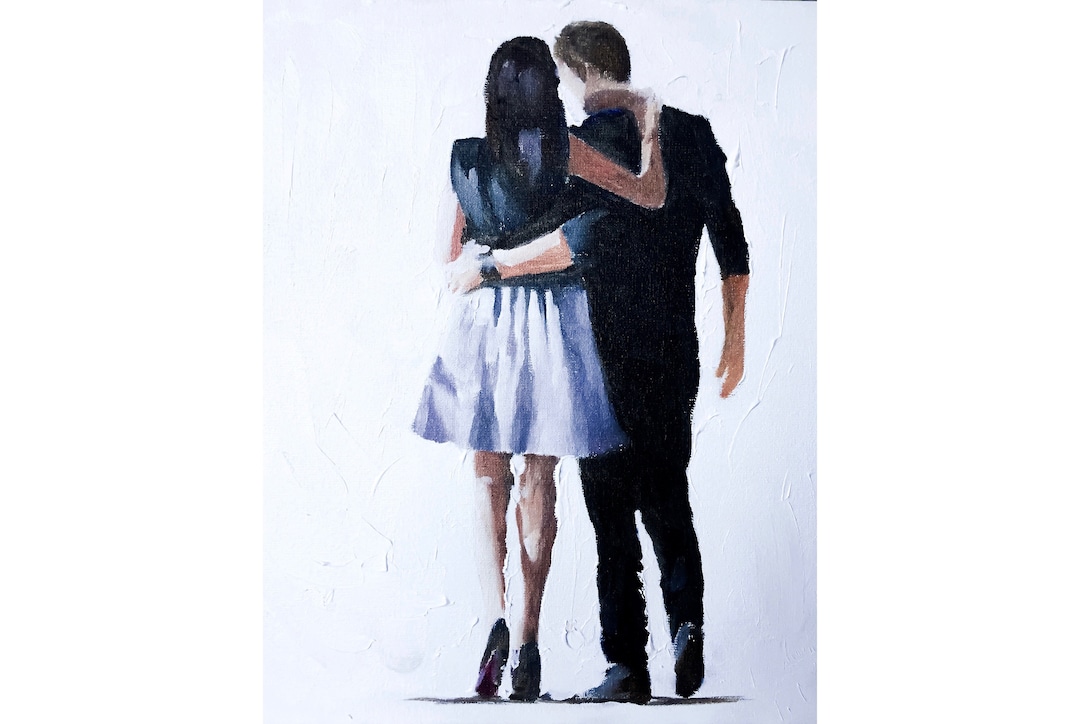 Paar in Liebe Malerei, Drucke, Leinwand, Poster, Originale ...