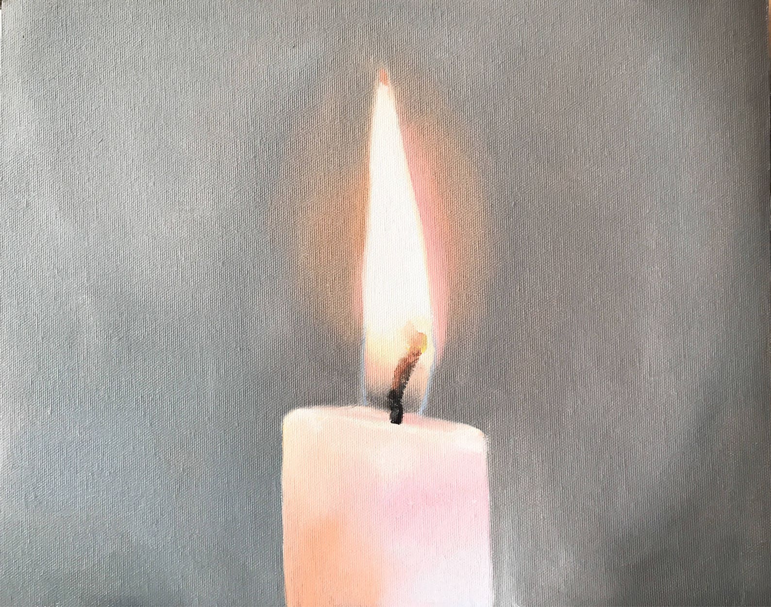 Candle Painting still Life Art Canvas and Paper Prints Fine - Etsy