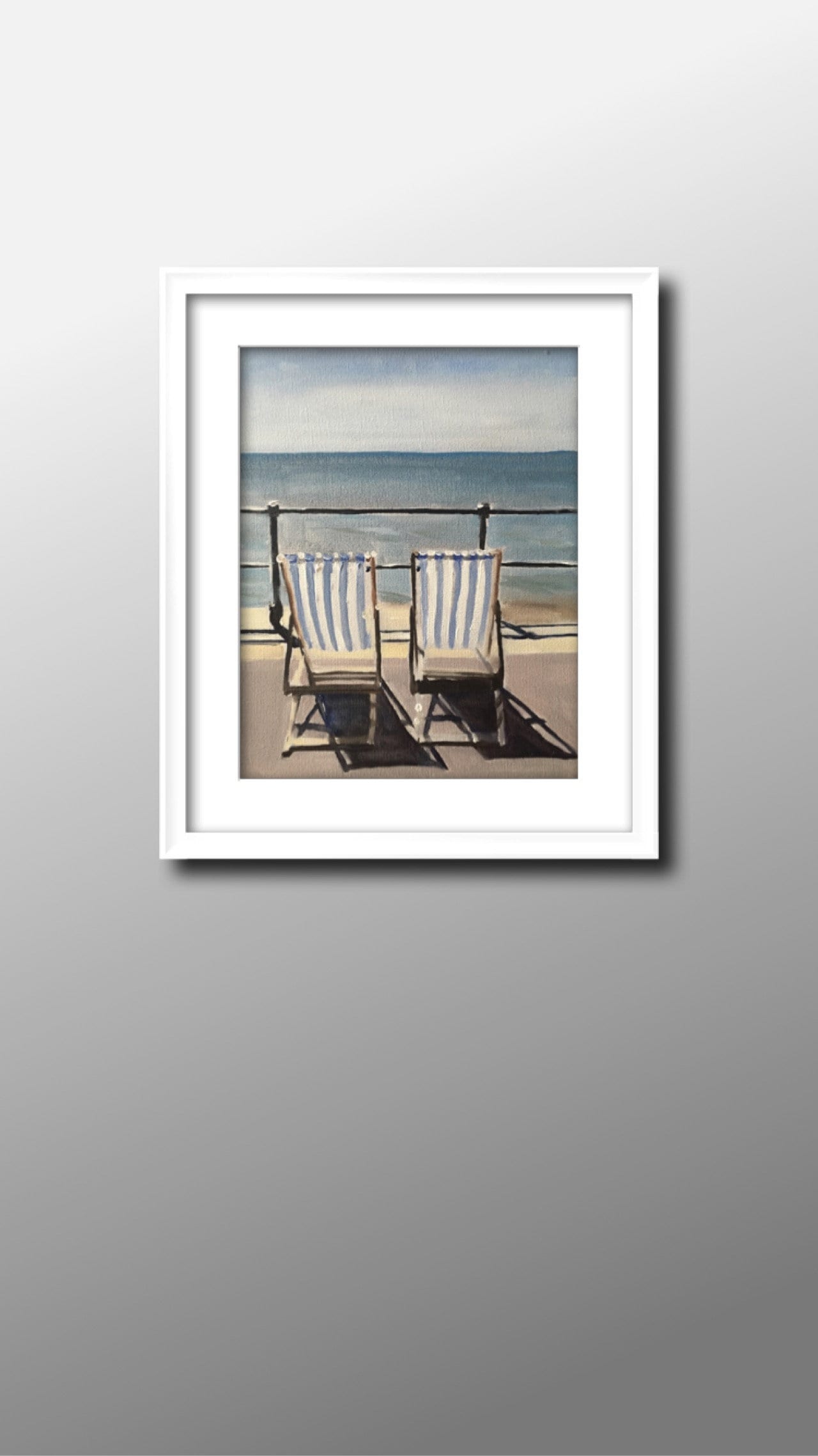 Lifestyle Painting Beach art Beach Print Fine Art from | Etsy