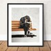Old Man Painting Poster Wall Art Canvas Print Fine Art From Original ...