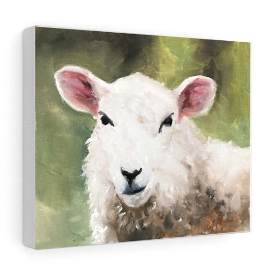 Sheep Painting, Sheep Art, Sheep Print ,fine Art ,from Original Oil ...