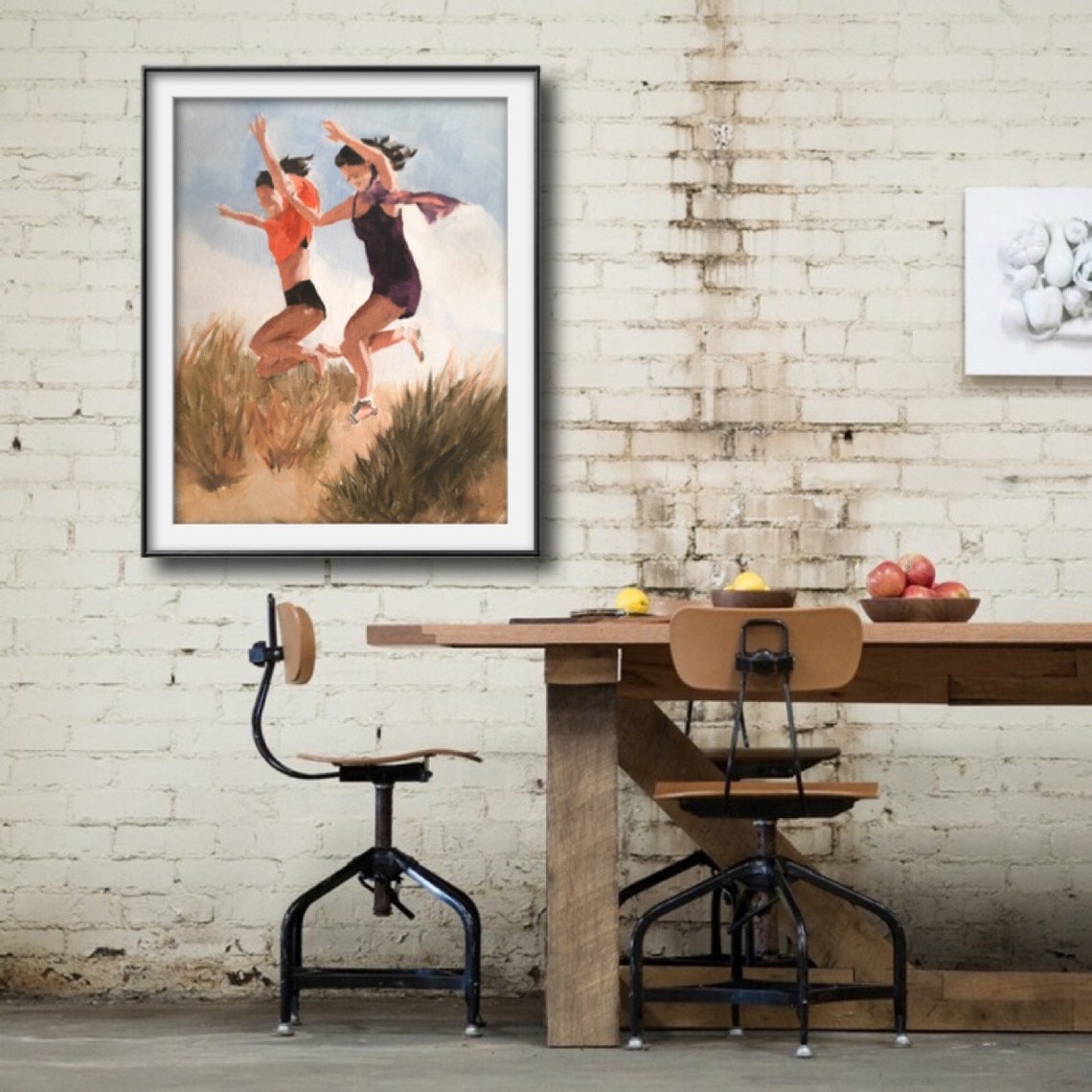 Friends Painting Wall Art Canvas Print Fine Art From | Etsy