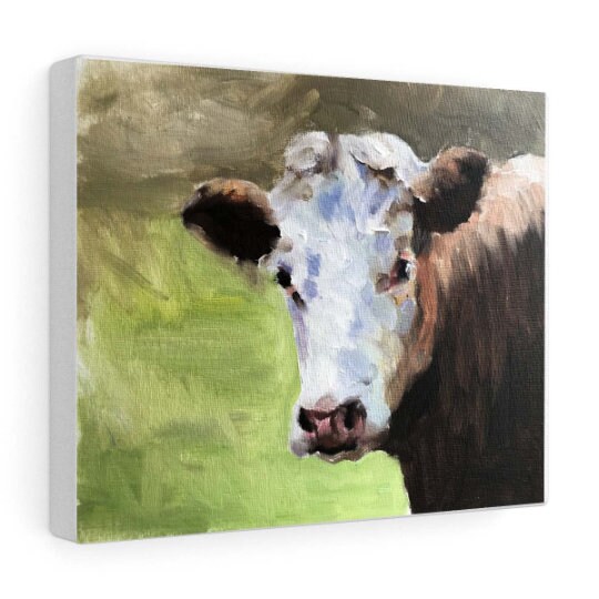 Cow Painting Cow art Cow Print Fine Art from original oil | Etsy