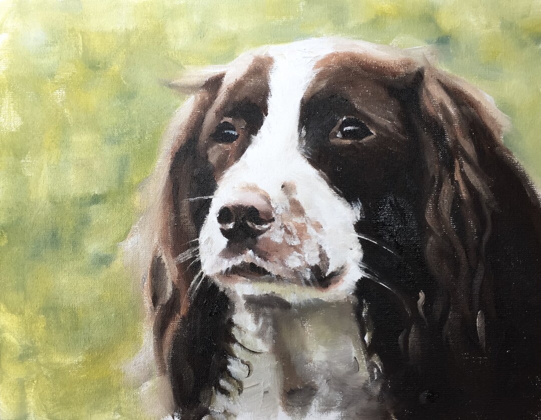 Spaniel Dog Painting Dog Art Dog Print Fine Art From Original Oil ...