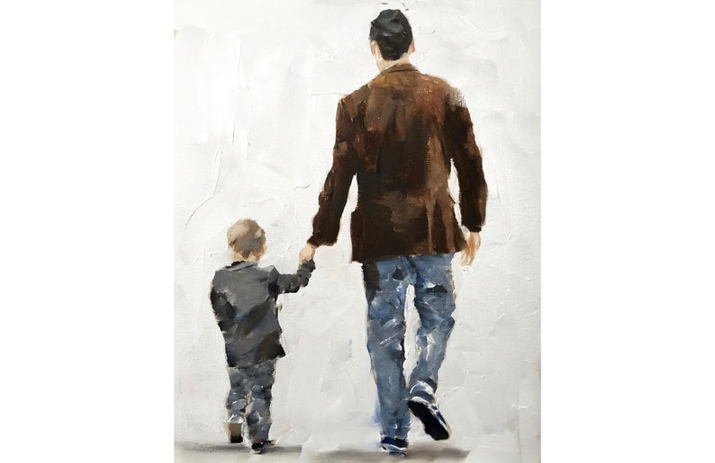 After and Son Painting wall Art Canvas Print Fine Art - Etsy