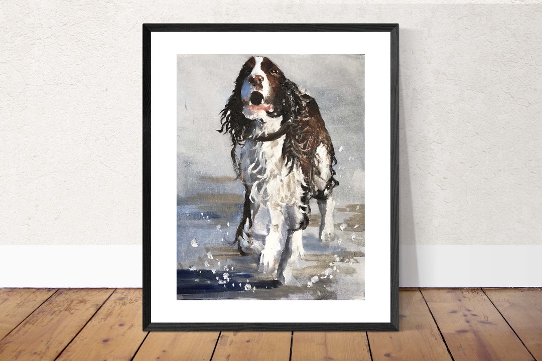 Spaniel Dog Painting, Prints, Posters, Originals, Commissions, Fine Art ...