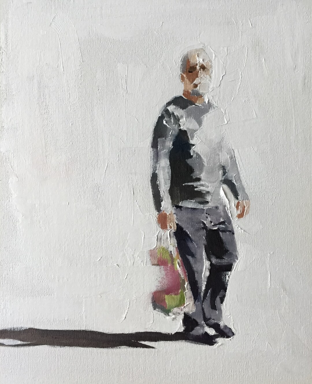 Mann Gemälde Mann Poster Wandkunst Leinwanddruck Fine Art - Etsy.de