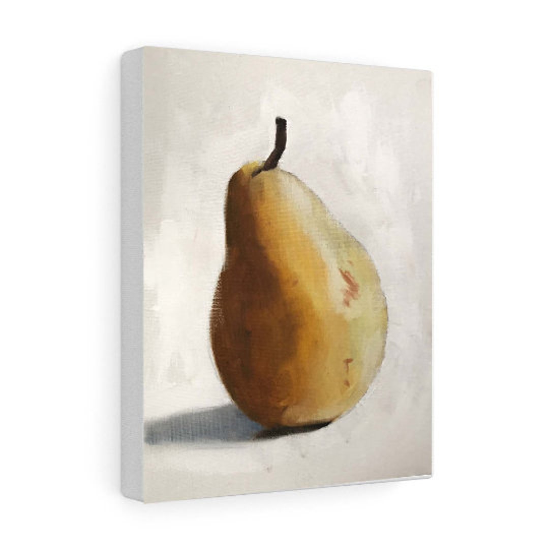 Pear Painting, Pear Art, Pear Canvas, Pear Print, Pear Fine Art From ...
