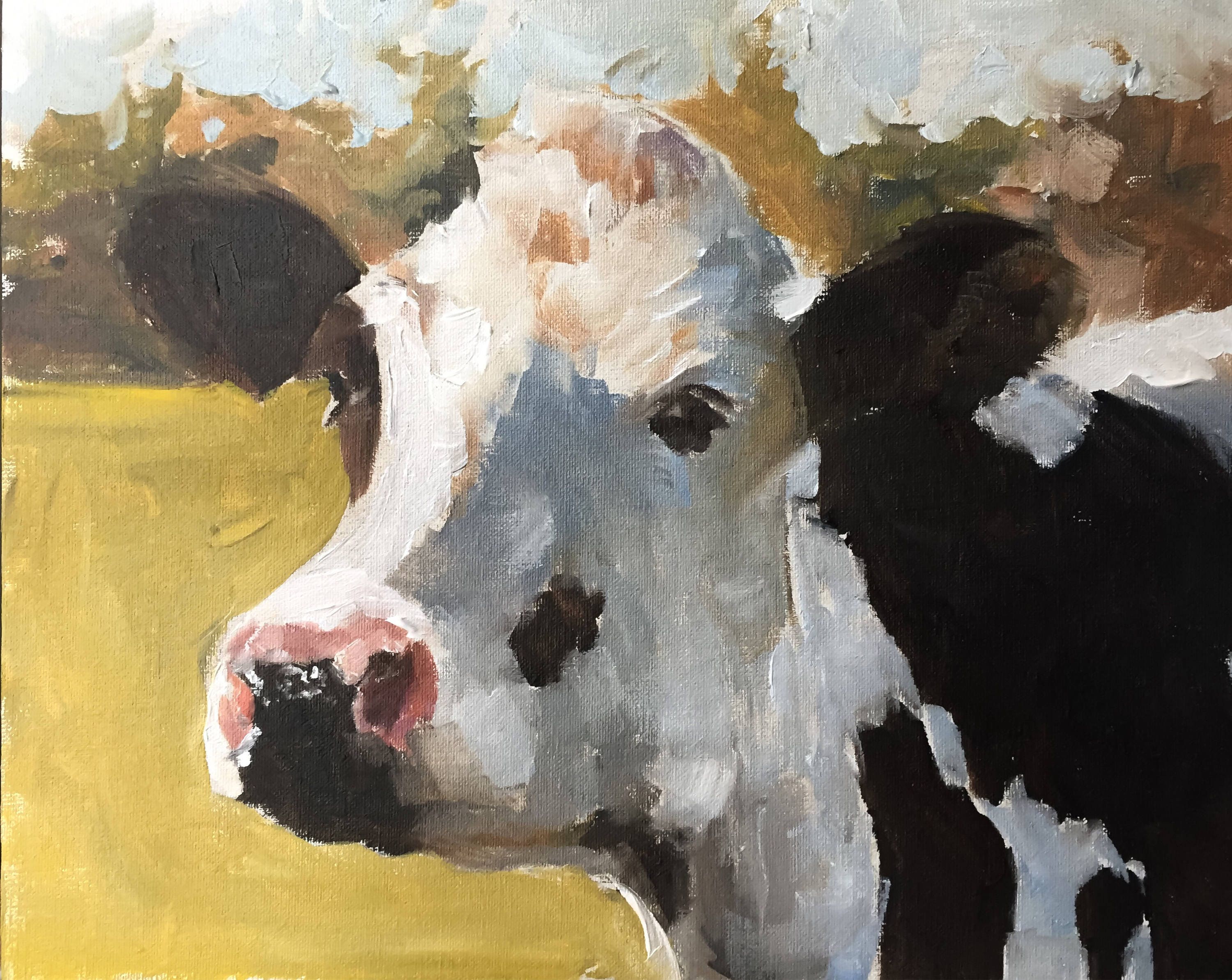 Cow Painting, Cow Art, Cow Print, Fine Art - From Original Oil Painting ...