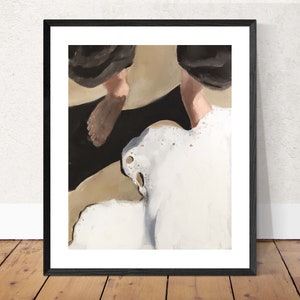 Feet in the Ocean Painting, Beach Art, Beach Prints, Fine Art - From ...