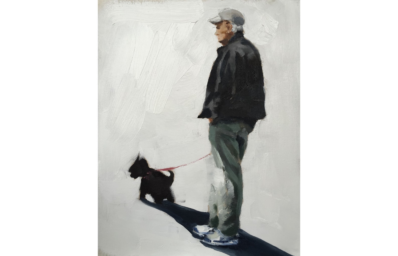 Man and Dog Painting dog Art dog Print fine Art From - Etsy UK