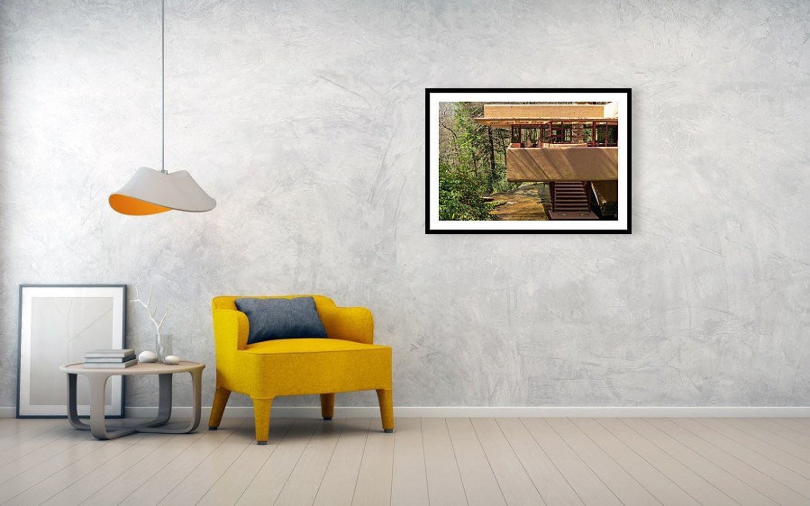 Fallingwater Art, Fallingwater Print, Fallingwater House, Frank Lloyd ...