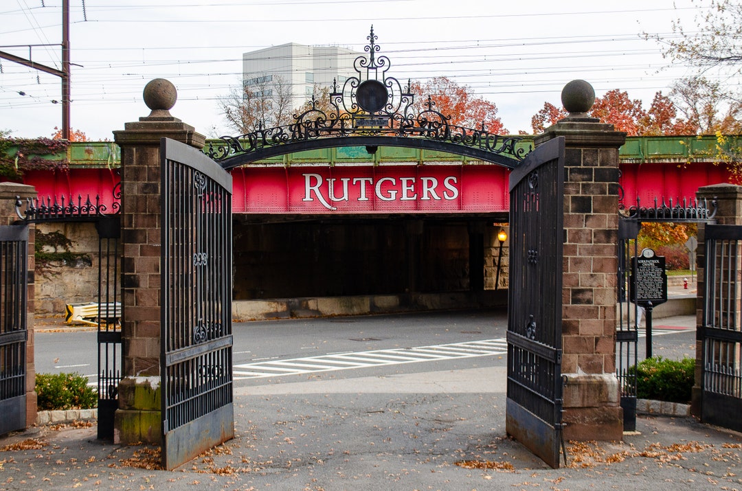 Rutgers University Print: Campus Gates Art, Graduate Gift - Etsy