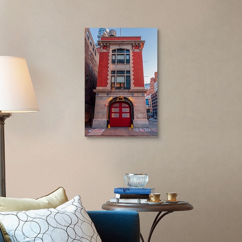 Ghostbusters Firehouse Art Print: Manhattan FDNY Gift - Etsy