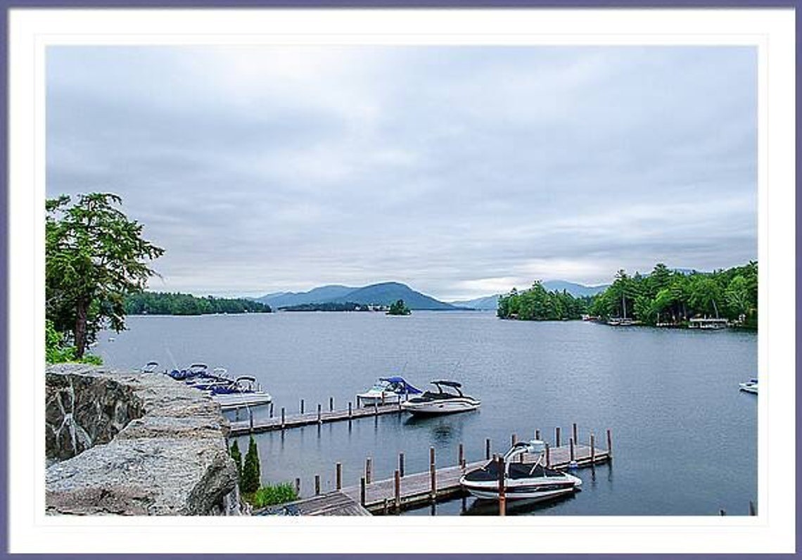Lake George Wall Art, Lake George NY, Lake George Gift, Lake House Wall ...
