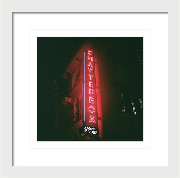 Chatterbox Restaurant Neon Sign Print: Ocean City NJ Vintage Wall Art ...