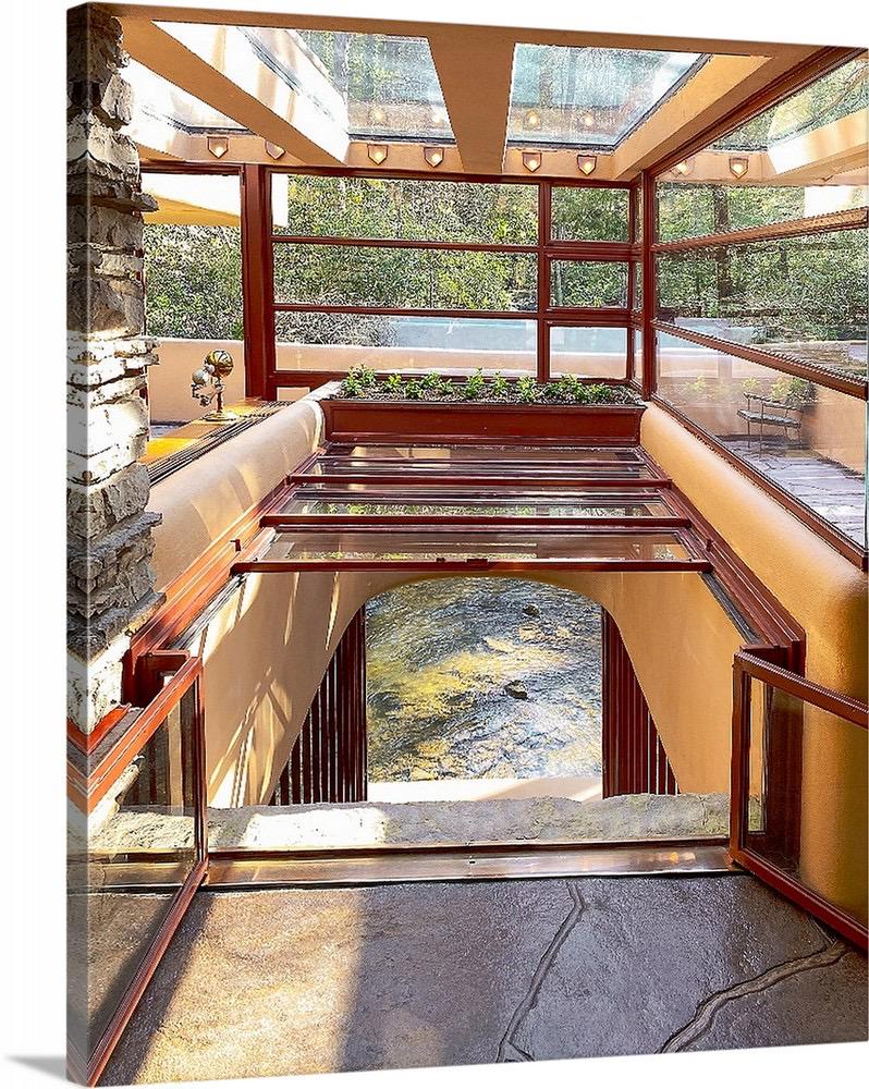 Fallingwater Print: Frank Lloyd Wright Architecture Art - Etsy
