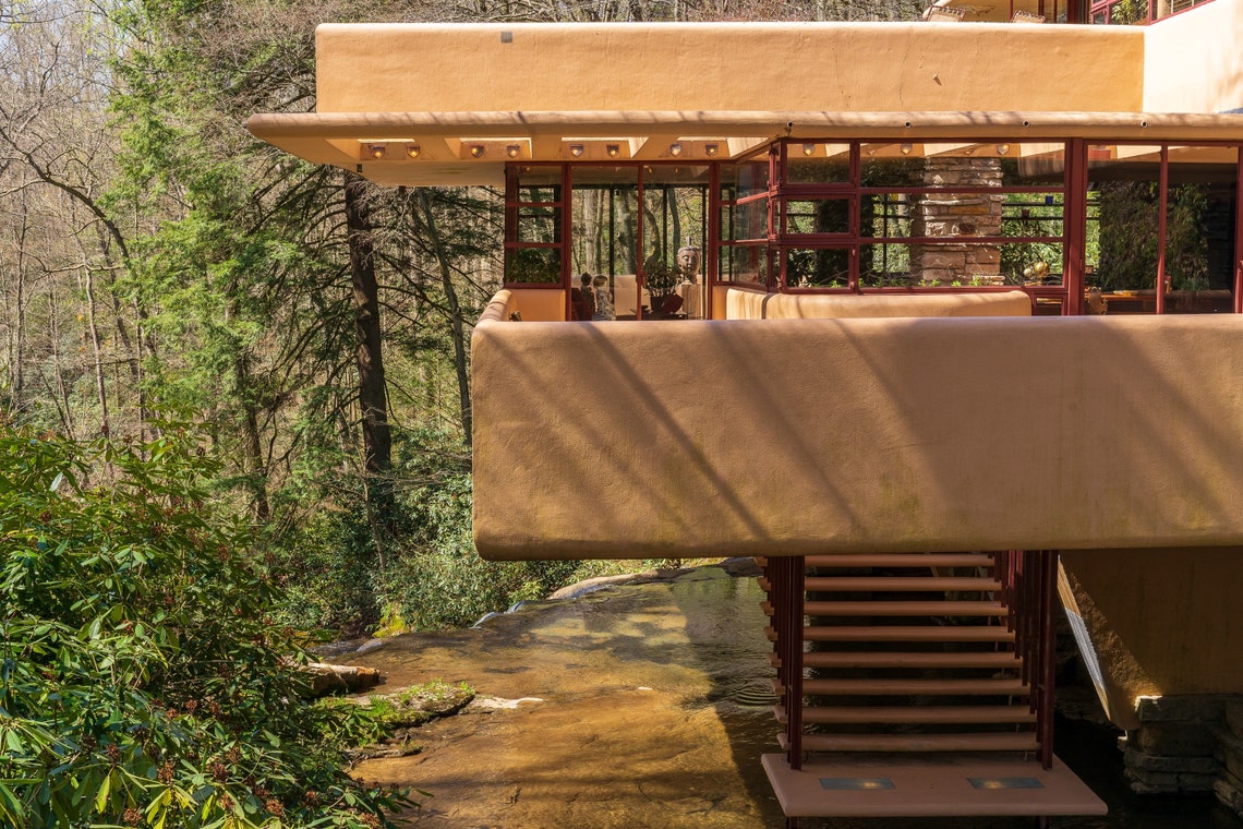 Fallingwater Art, Fallingwater Print, Fallingwater House, Frank Lloyd ...