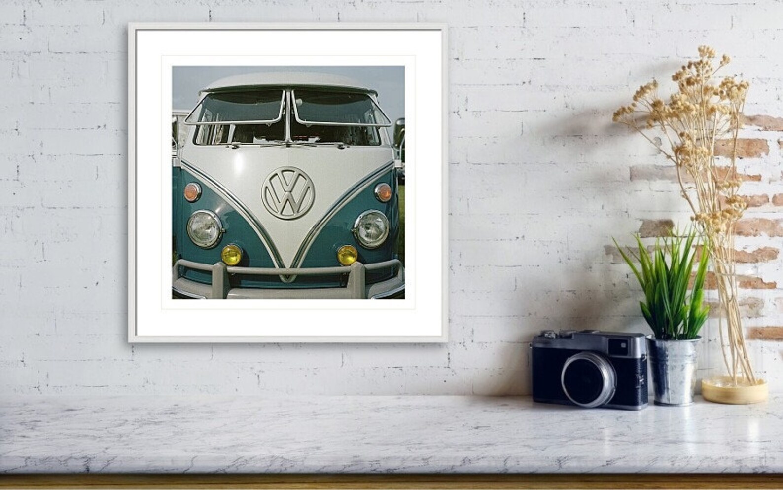 Antique VW Bus Print, VW Bus Poster, Volkswagen Art, VW Bus Gift ...