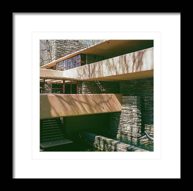 Fallingwater Art, Fallingwater Print, Fallingwater House, Frank Lloyd ...