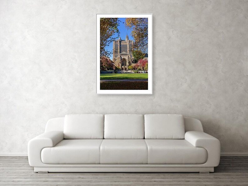 Yale University Library Autumn Canvas Art: Ivy League Alumni Gift - Etsy