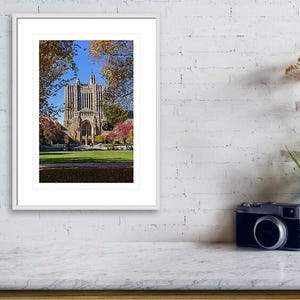 Yale University Library Autumn Canvas Art: Ivy League Alumni Gift - Etsy