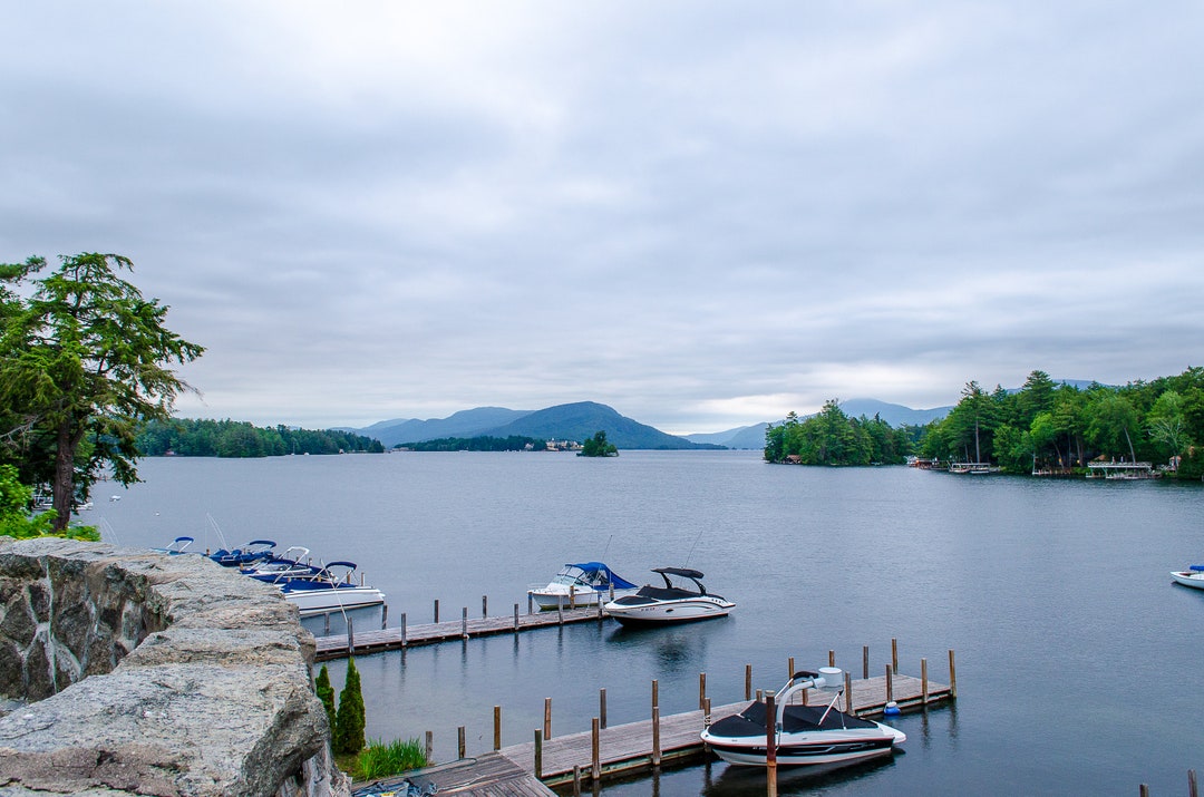 Lake George Wall Art, Lake George NY, Lake George Gift, Lake House Wall ...