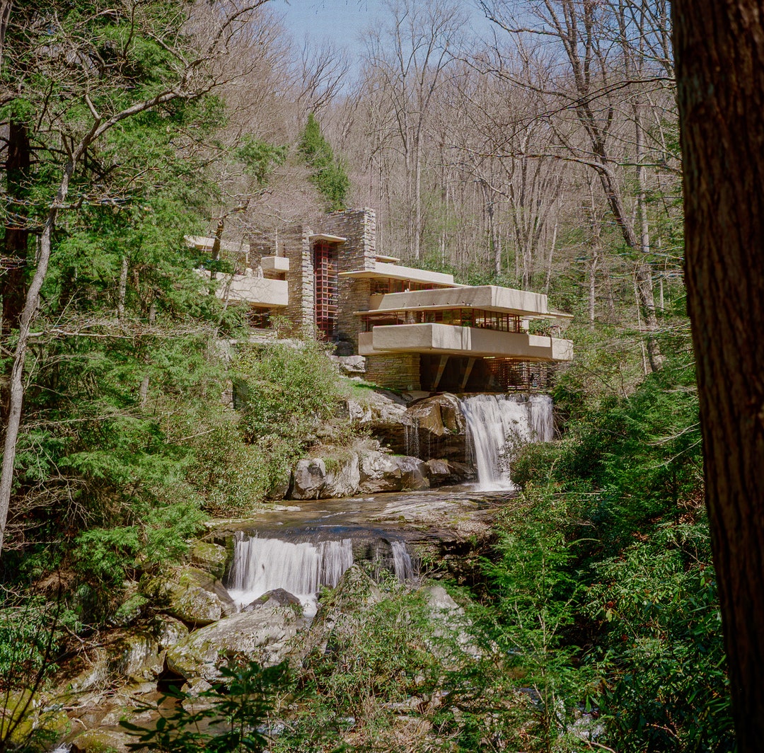 Fallingwater Print, Fallingwater House, Fallingwater Art, Architect ...