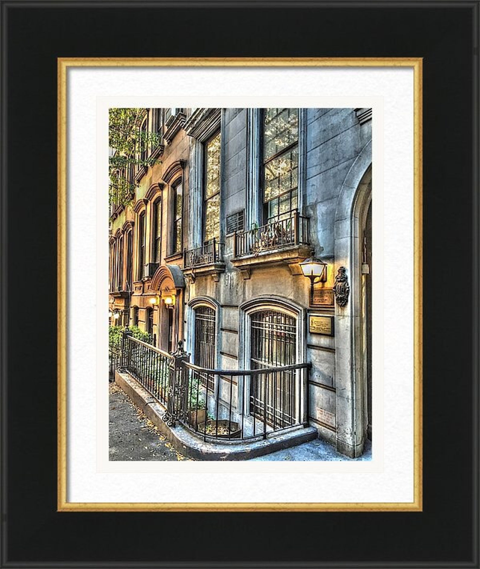 NYC Brownstone Print, Fine Art Print, Nyc Wall Art, Urban Decor, Nyc ...