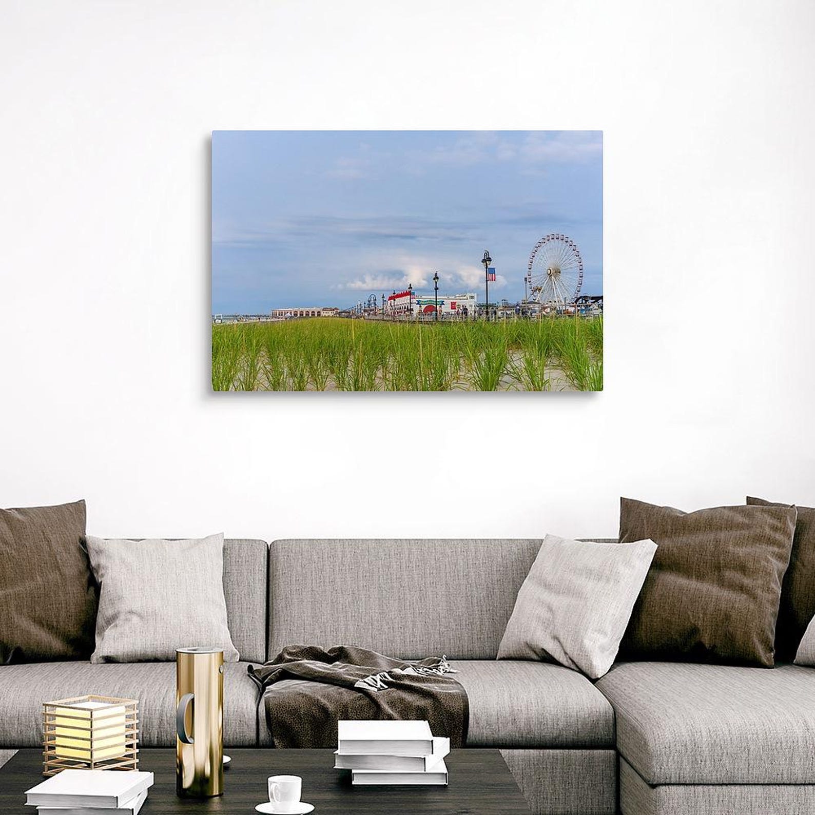Ocean City NJ Boardwalk Print: Gillians Wonderland Ferris Wheel Art - Etsy