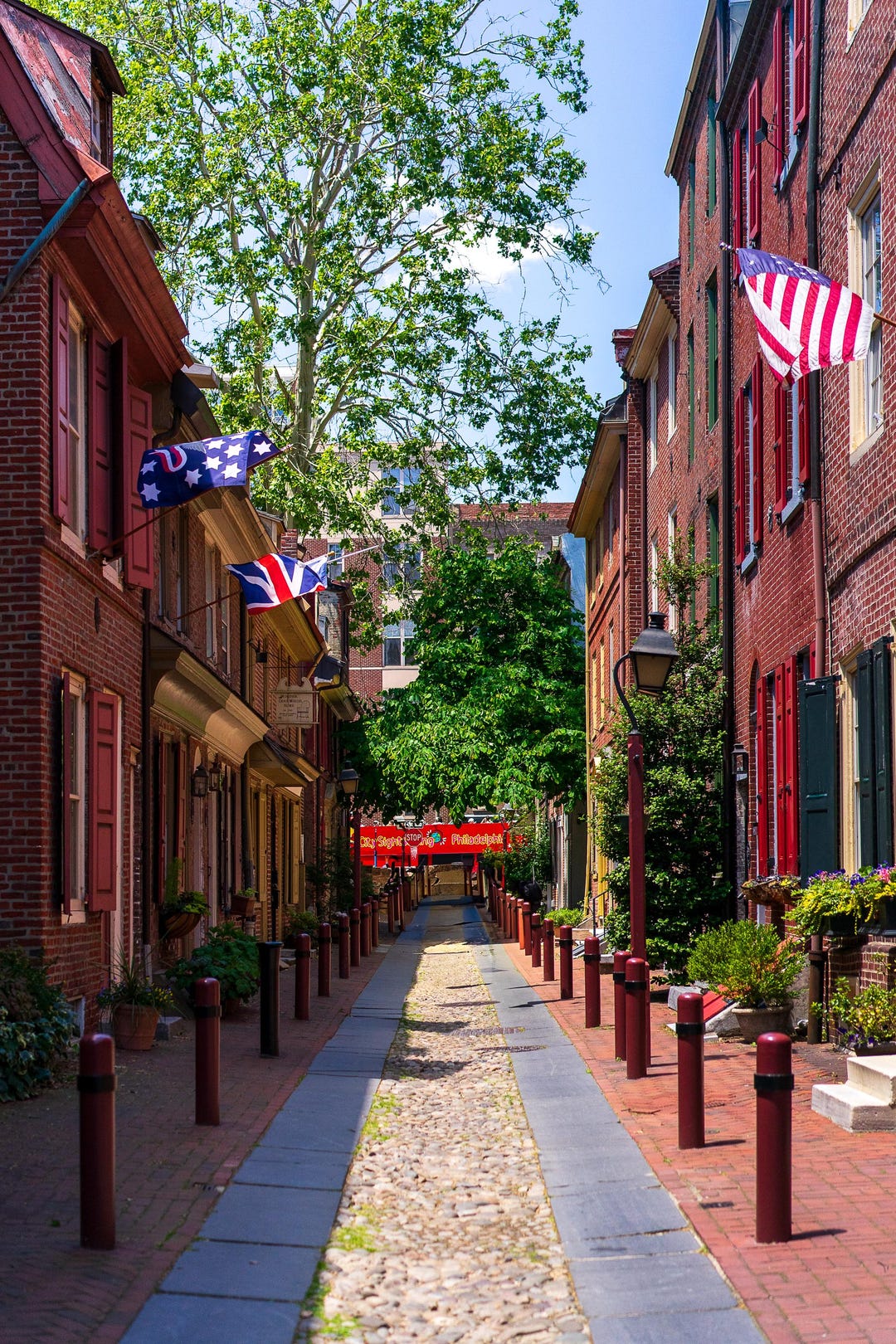 Elfreth's Alley Philadelphia, Old Town Philadelphia Canvas Wall Art ...