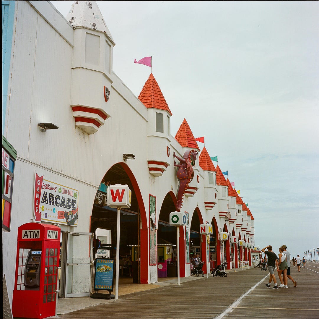 Gillians Wonderland Pier, Ocean City Boardwalk, Wonderland Pier Print ...