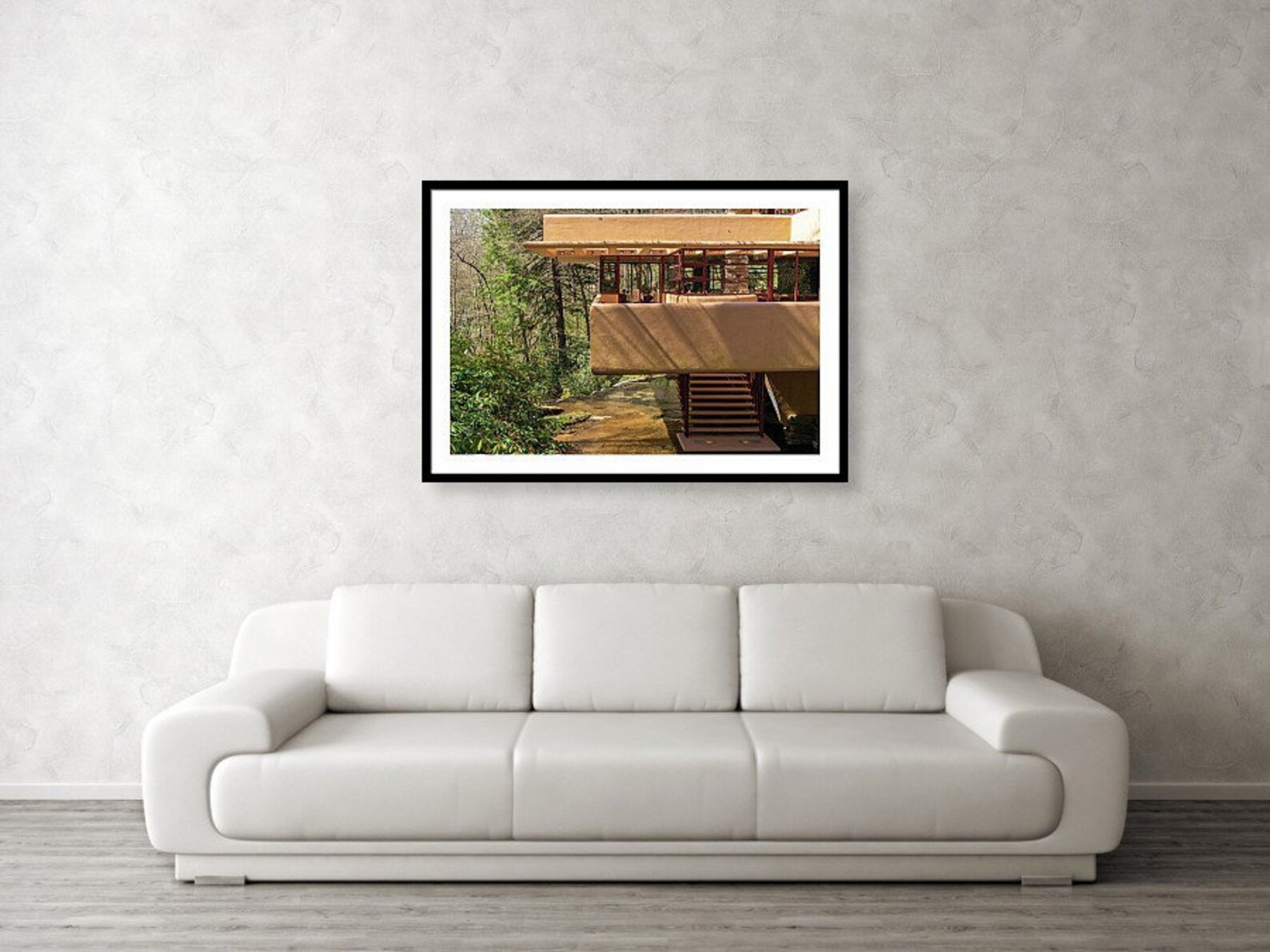 Fallingwater Art, Fallingwater Print, Fallingwater House, Frank Lloyd ...