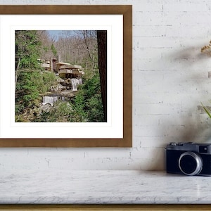 Fallingwater Print: Frank Lloyd Wright Architecture Photography - Etsy