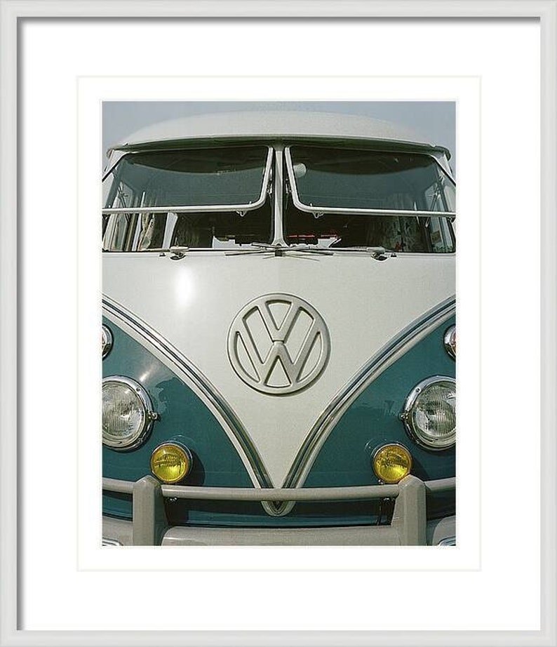Antique VW Bus Print, VW Bus Poster, Volkswagen Art, VW Bus Gift ...