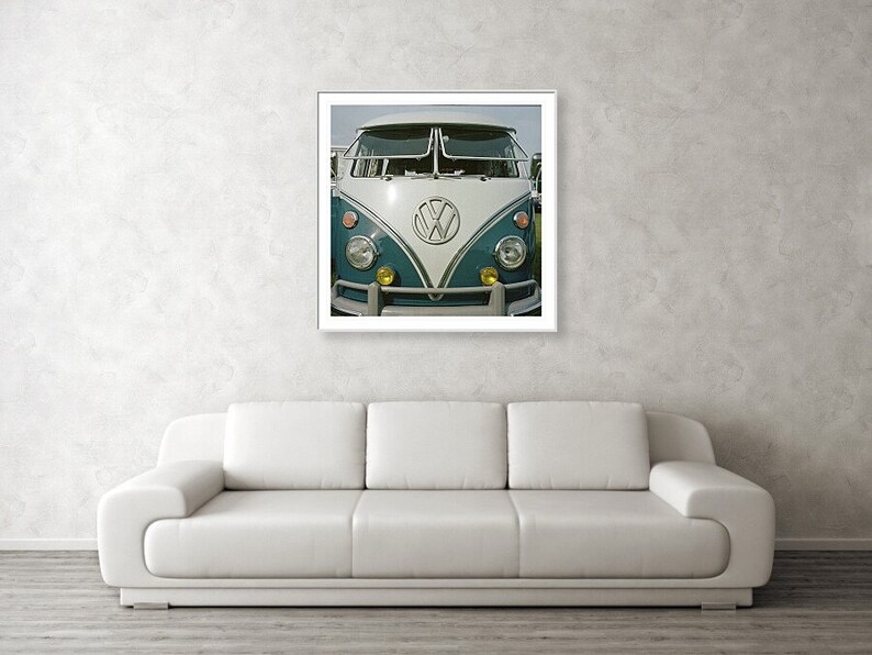 Antique VW Bus Print, VW Bus Poster, Volkswagen Art, VW Bus Gift ...