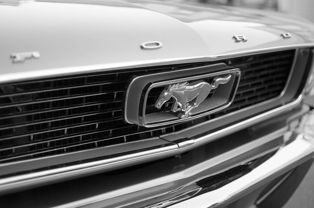 Ford Mustang Print, Mustang Wall Art, Classic Car Decor, Classic Car ...