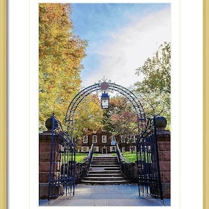 Rutgers University Art Print: Old Queen's College Fall Foliage - Etsy