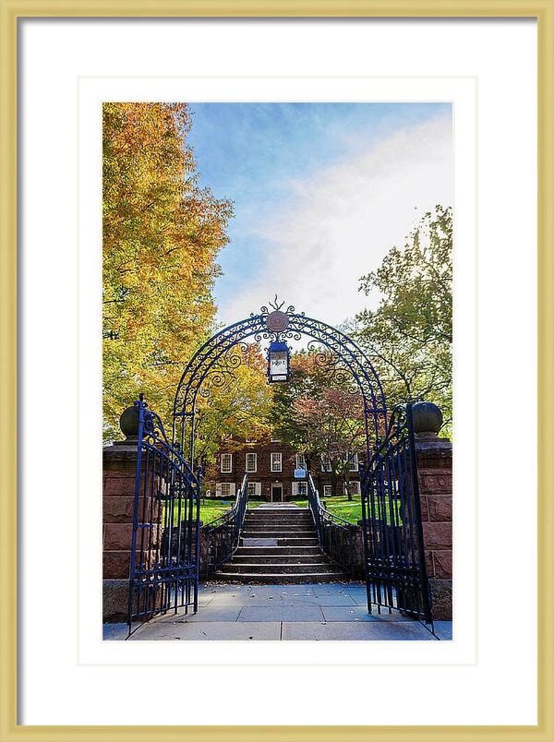 Rutgers University Art Print: Old Queen's College Fall Foliage - Etsy